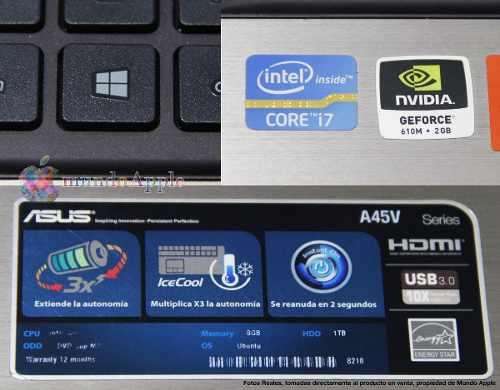 Asus a45v core i7 2gb video8gb ramdvd en Tunja - Celulares y teléfonos ...
